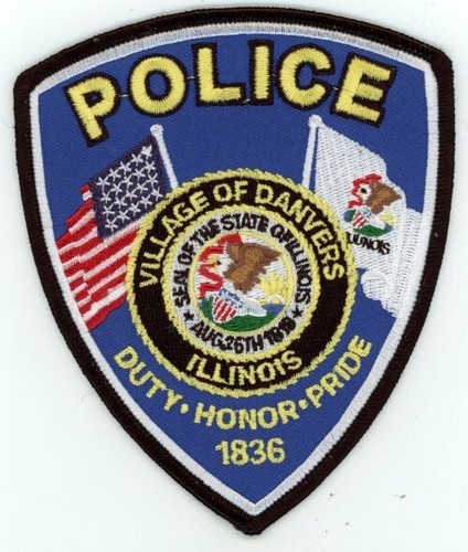 ILLINOIS IL DANVERS POLICE NICE SHOULDER PATCH SHERIFF | eBay