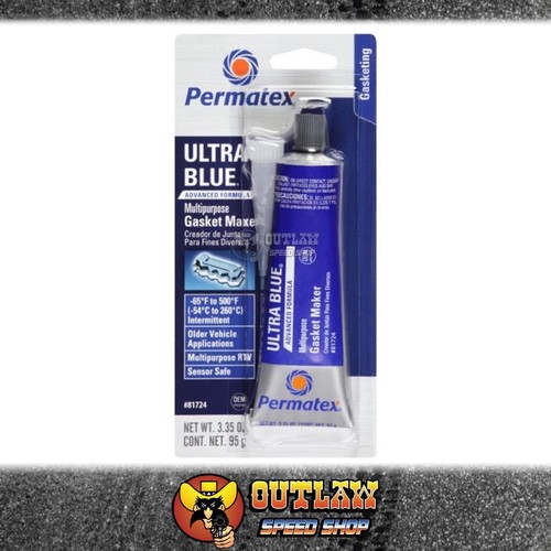 PERMATEX ULTRA BLUE RTV SILICONE GASKET MAKER SENSOR-SAFE 95G TUBE ...