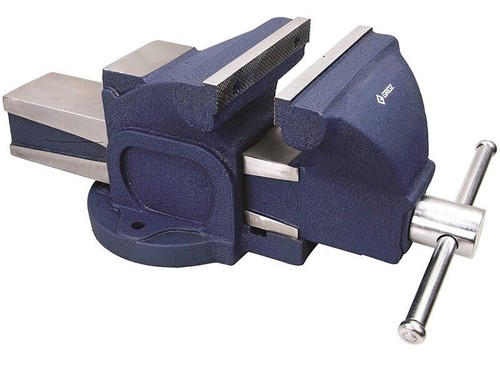 GROZ Heavy Duty Bench Vice with Hardened Jaw Ideal for hammering ...