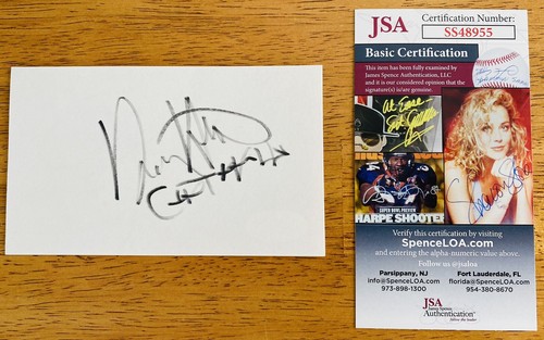 Richard Hatch Signed Autographed 3x5 Card JSA Certified Battlestar ...
