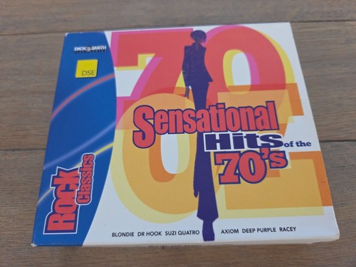 3CD SENSATIONAL HITS OF THE 70'S (Rare TED MULRY BUGGLES AXIOM BLONDIE ...