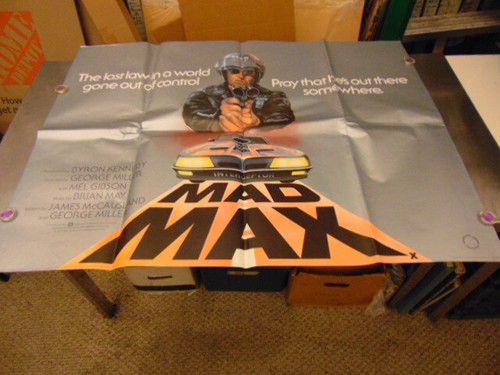 MAD MAX/ORIG. BRITISH QUAD MOVIE POSTER( MEL GIBSON/GEORGE MILLER) F49 ...