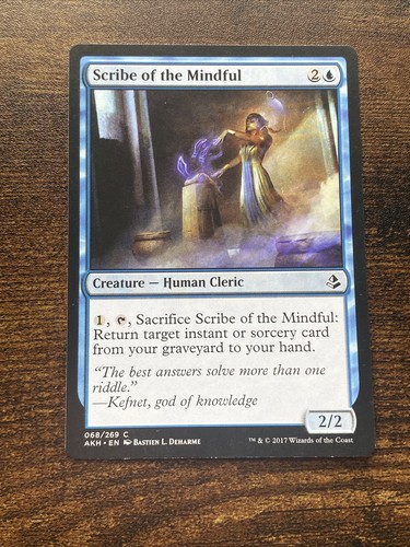 Scribe of the Mindful 068/269 Amonkhet MTG Magic The Gathering D7303 ...
