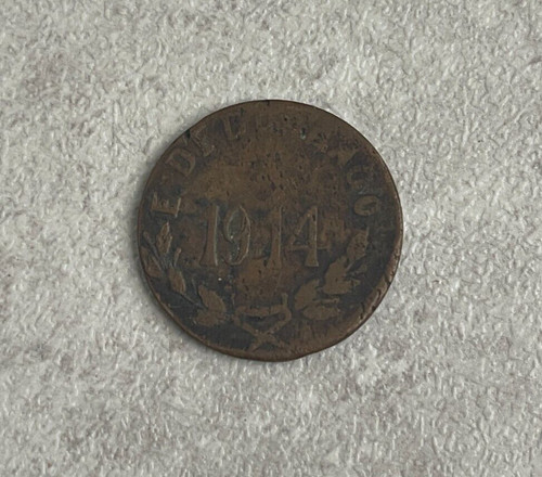 1914 Mexico Durango 5 Centavos - Large Date - HA L2 | eBay