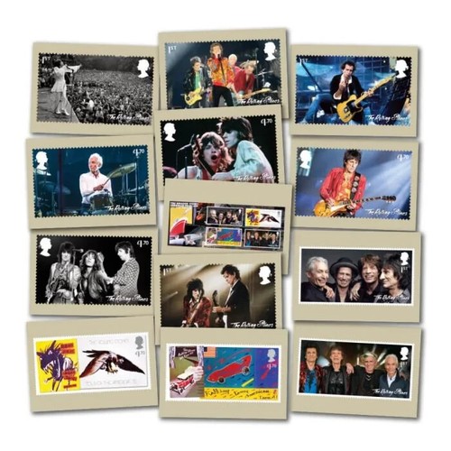 2022 THE ROLLING STONES PHQ Postcards set of 13, pack No. 495, mint ...