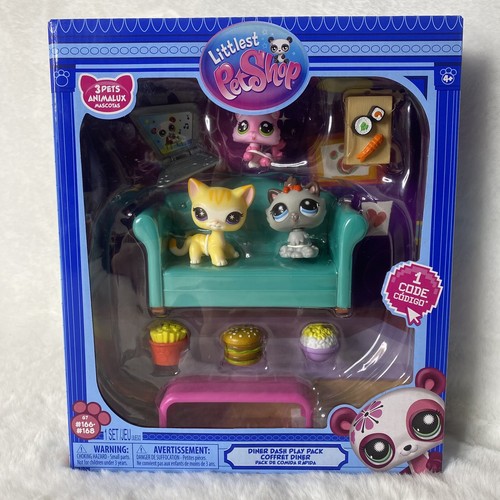 Littlest Pet Shop LPS Series 3 Gen 7 Diner Dash Shorthair Cat ...