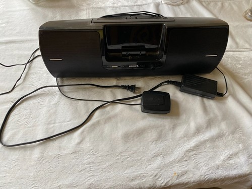 Sirius XM boombox model SUBX2, power cord, and antenna for the Starmate ...
