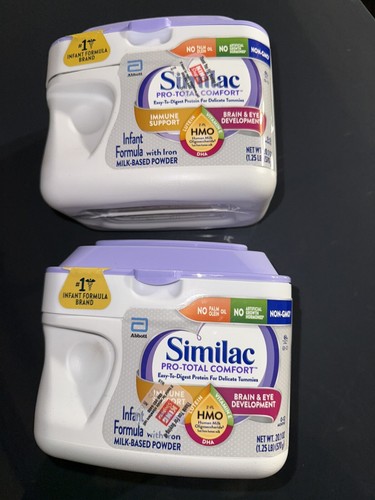 2x Tubs Similac Pro-Total Infant Formula - 20.1 oz Powder Each Exp 12/ ...
