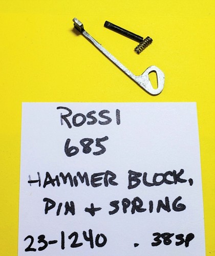 Rossi Model 685 .38 Sp Hammer Block, Pin & Spring Revolver Parts | eBay