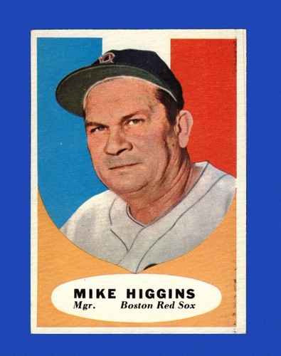 1961 Topps Set-Break #221 Mike Higgins Mgr EX-EXMINT *GMCARDS* | eBay