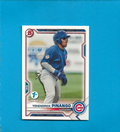 2021 Bowman 1st Edition Yohendrick Pinango BD-25 Chicago Cubs | eBay