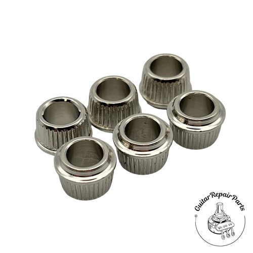 Allparts Screw-in To Press-in Tuner Adapter Bushings, 1/4" post (6 pcs ...