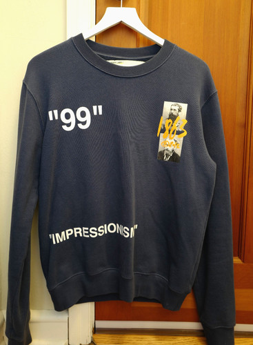 Off-White Impressionism Summer 1863 Long Sleeve Sweatshirt Virgil Abloh ...