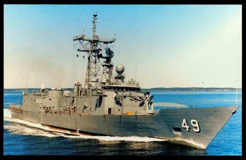 USS Robert G. Bradley FFG-49 US Navy Guided Missile Frigate Postcard | eBay