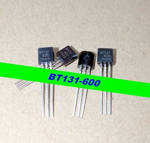 50pcs BT131-600 BT131 Thyristor TO-92 TAIWAN *02 | eBay