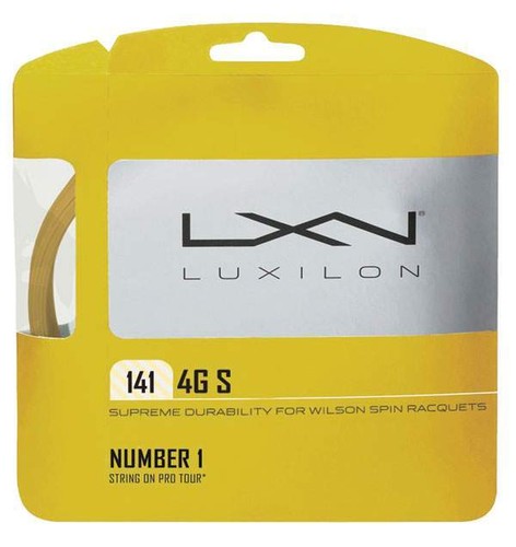 NEW Luxilon 4G S 15 (1.41) Tennis String Set GOLD Pack | eBay