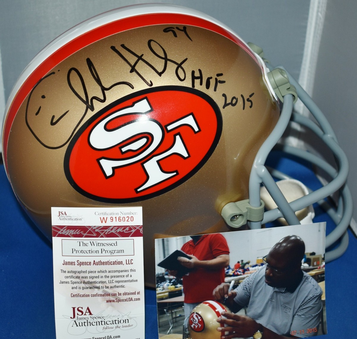 Charles Harley Signed Autograph Dallas Cowboys 8x10 Photo JSA