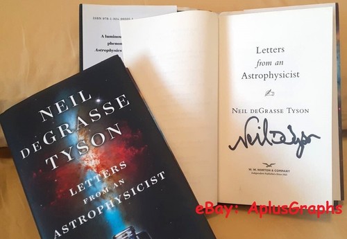 NEIL DeGRASSE TYSON.. Letters From An Astrophysicist (1/1) SIGNED #1 ...