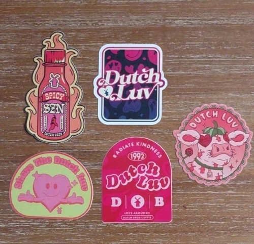 Dutch Bros Coffee Sticker Bundle, Dutch Luv 5 Stickers | eBay