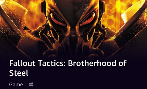 Fallout Tactics: Brotherhood of Steel PC Game Bethesda 2001 | eBay