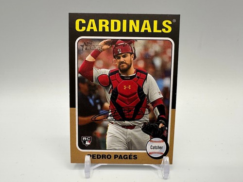 2024 Topps Heritage High Number Pedro Pages RC SP #704 | eBay