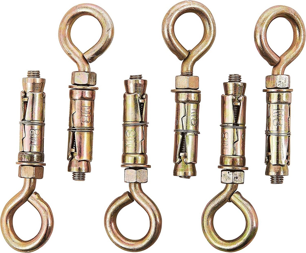 304 Concrete Expansion Anchor Bolts Anchors Through Bolt Wall Wedge 12mm