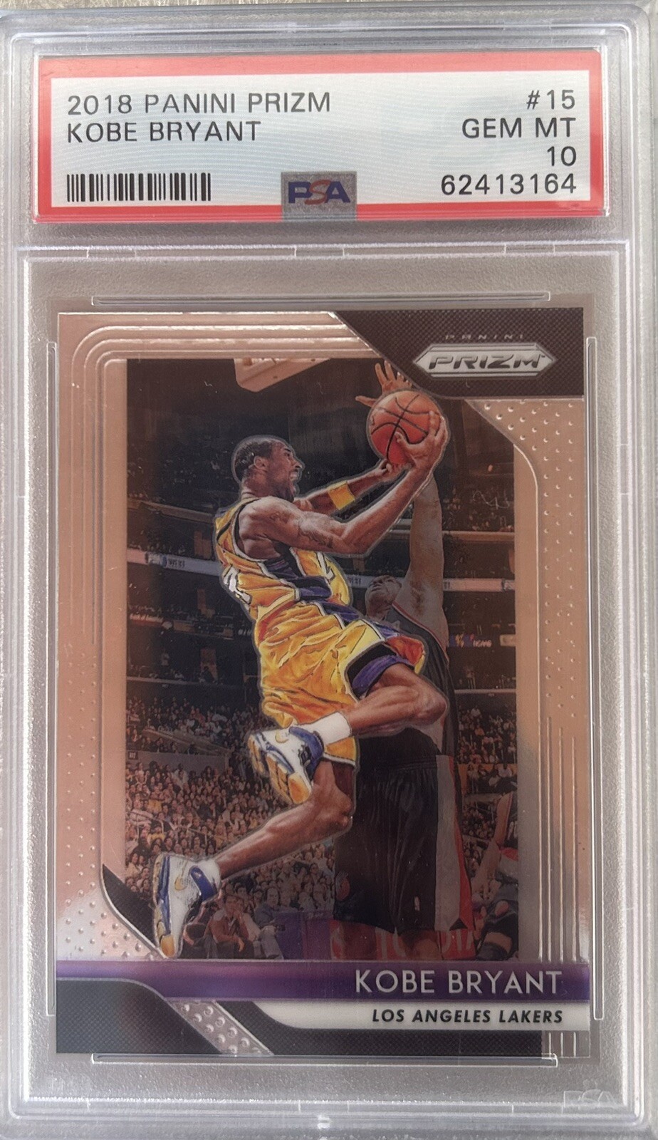 Kobe Bryant 2018 Prizm #15 Base PSA 10 Price Guide - Sports Card Investor