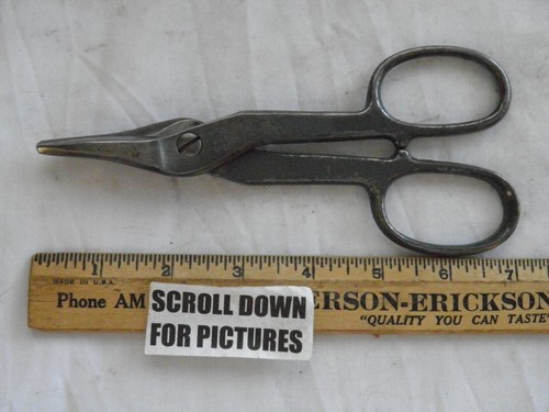 WISS V-13 DUCK BILLED DROP FORGED SHEET METAL SHEARS | eBay