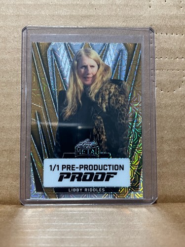 Libby Riddles 2024 Leaf Women Of Sports 1/1 Pre Production Proof | eBay