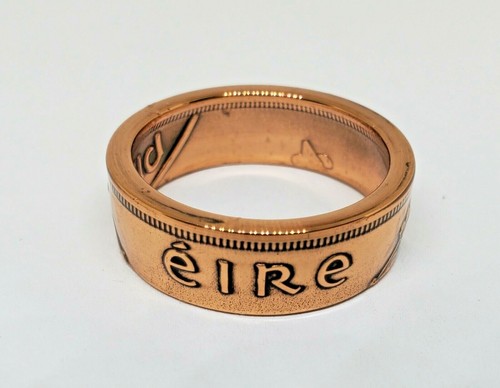"Sealed" Ireland Ring hand made from Irish Penny coin ring sizes 9 - 15 ...