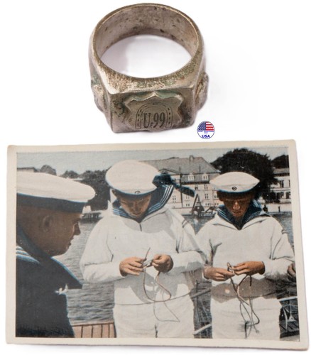 U99 Marine U-boat WW2 German ring naval submarine U-Boot Kriegsmarine ...
