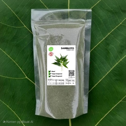 Sambiloto Powder 100g Bitter Leaf Herbal Botanical Tea Ingredient ...