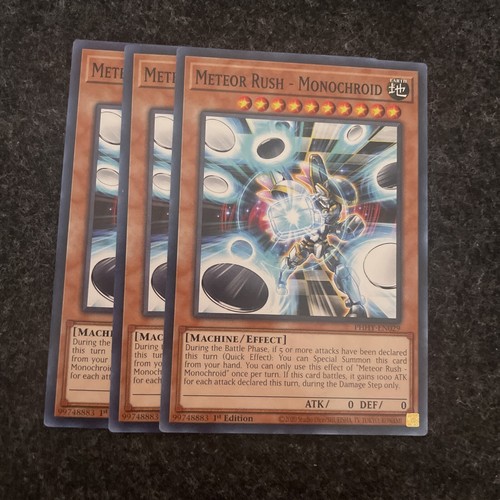 Yugioh! PHHY-EN029 3x Meteor Rush - Monochroid COMMON 1ST ED Yu-gi-oh! Nm | eBay