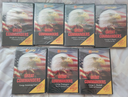 History Channel Club DVD Great Commander Series - 7 DVDs - NEW Sealed ...
