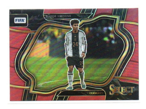 2022-23 Panini Select FIFA Karim Adeyemi Field Level PINK Dortmund ...