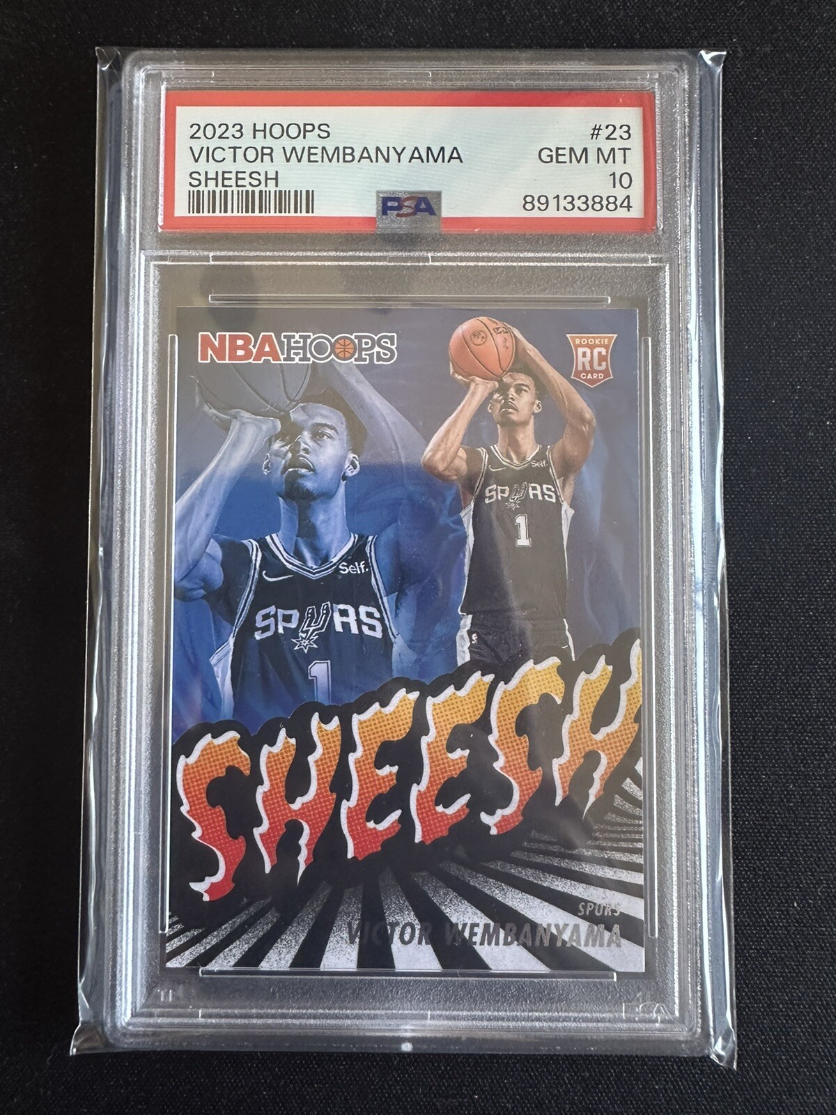 Victor Wembanyama 2023 Hoops #23 Sheesh Price Guide - Sports Card Investor