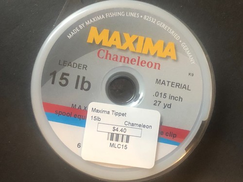 maxima leader Tippet 15lb | eBay