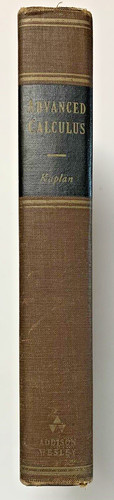 ADVANCED CALCULUS By Wilfred Kaplan - Hardcover - (1952) First Edition ...