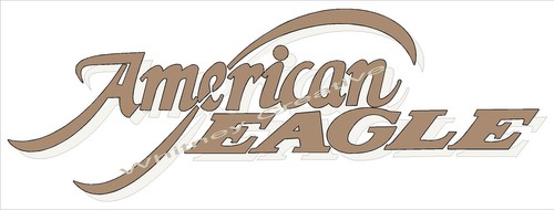 American Eagle RV LOGO Graphic Lettering Decal 5th Wheel | Multicolor ...