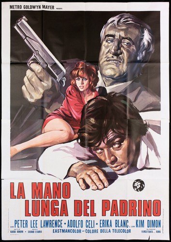 THE LONG HAND OF THE GODFATHER POSTER ADOLFO CELI ERIKA BLANC 1972 ...