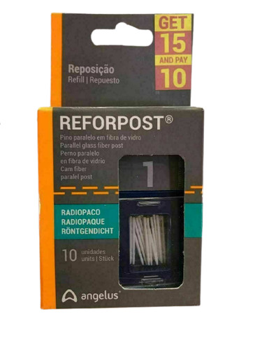 Dental Angelus Reforpost Universal Pack Glass Fiber Post | eBay
