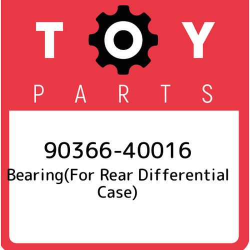 90366-40016 Toyota Bearing(for rear differential case) 9036640016, New ...