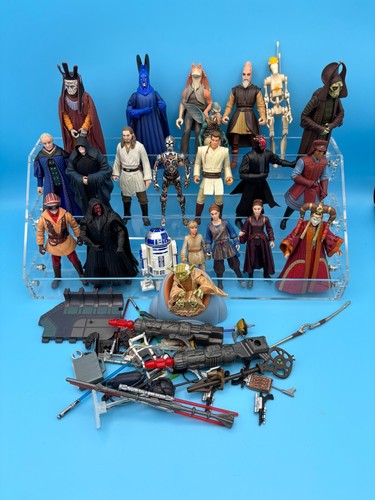 Star War Hasbro Action Figure Episode I Lot 3.75" Qui Gon Darth Maul ...