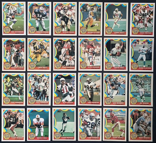 1989 Topps - 1000 Yard Club Insert - Football Cards - Complete Your Set ...