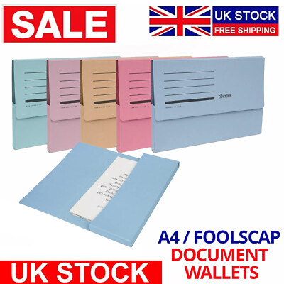 Cardboard Office Document Wallets for sale | eBay UK