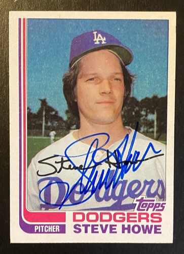 Steve Howe Signed 1982 Topps Autograph Card JSA Certified - Dodgers | eBay