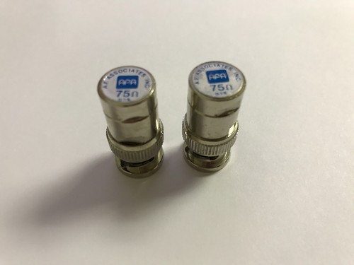 LOT OF 2 BNC Male (Plug) 75 Ohm Termination (Load) | eBay