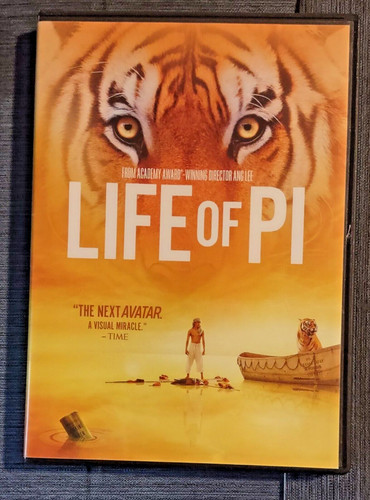 Life of Pi DVD 2012 "Next Avatar. Visual Miracle."-Time "Masterpiece ...