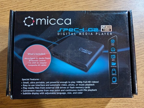 Micca Speck G2 1080p Portable Digital Media Player | eBay