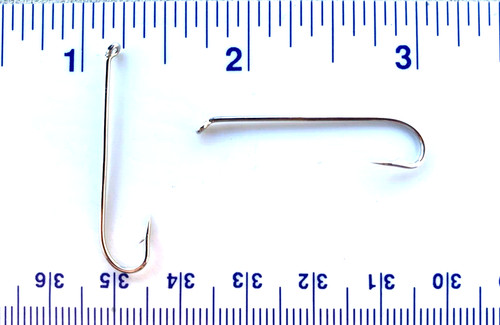 100 GT Nickel Plated Down Eye Virginia style Aberdeen Fishing Hooks ...